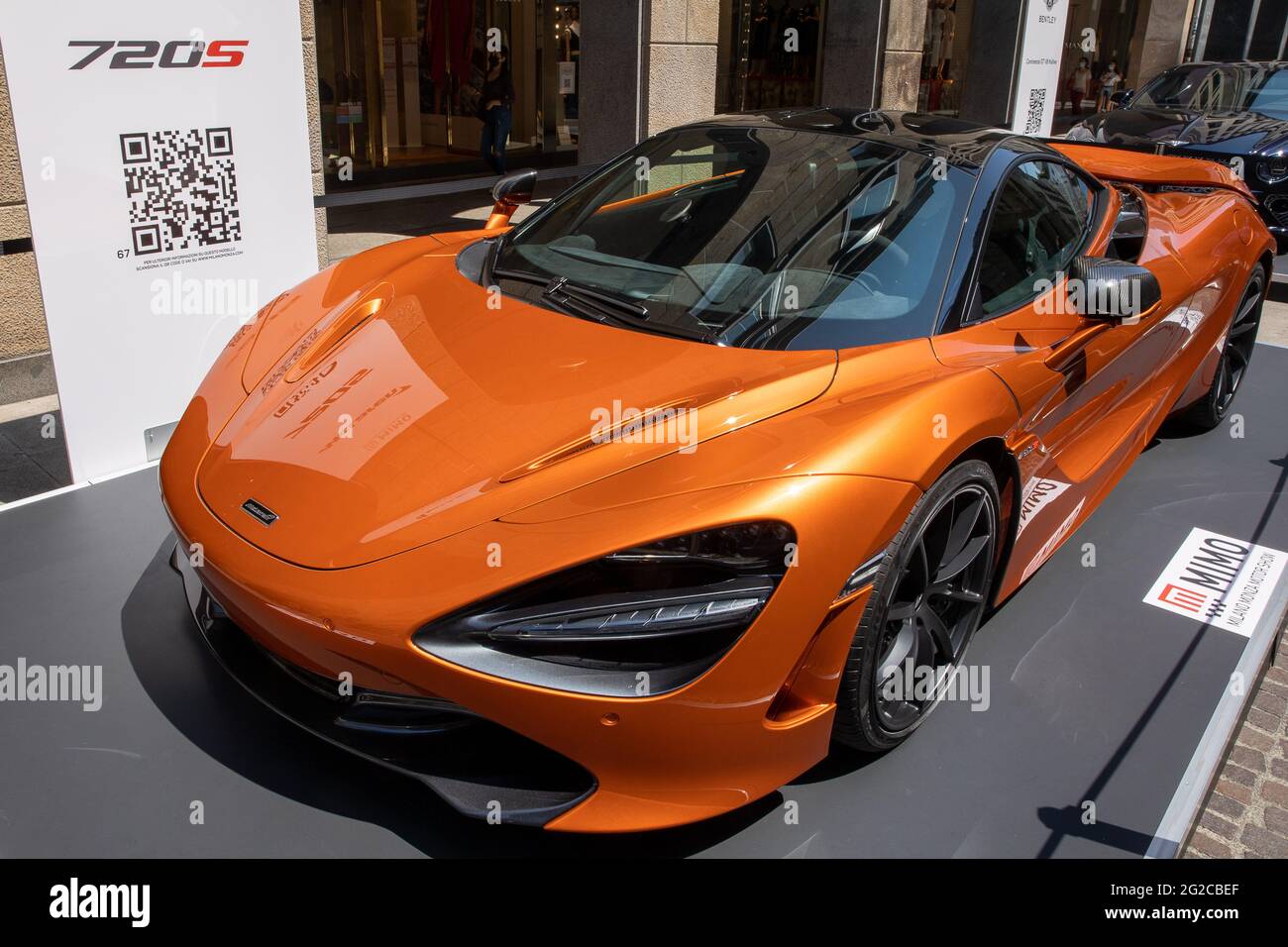 Milan, Italy. 10th June 2021. McLaren 720S - MILANO, ITALY, the Milan ...