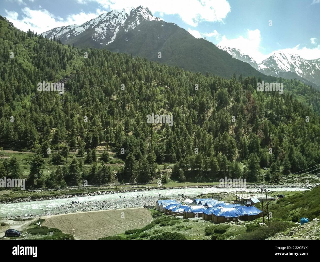 Landscape view baspa river hi-res stock photography and images - Alamy