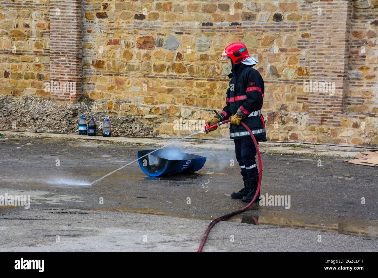 Firefighter inspection hi-res stock photography and images - Alamy