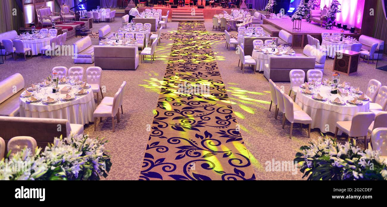 Moroccan wedding hall hi-res stock photography and images - Alamy