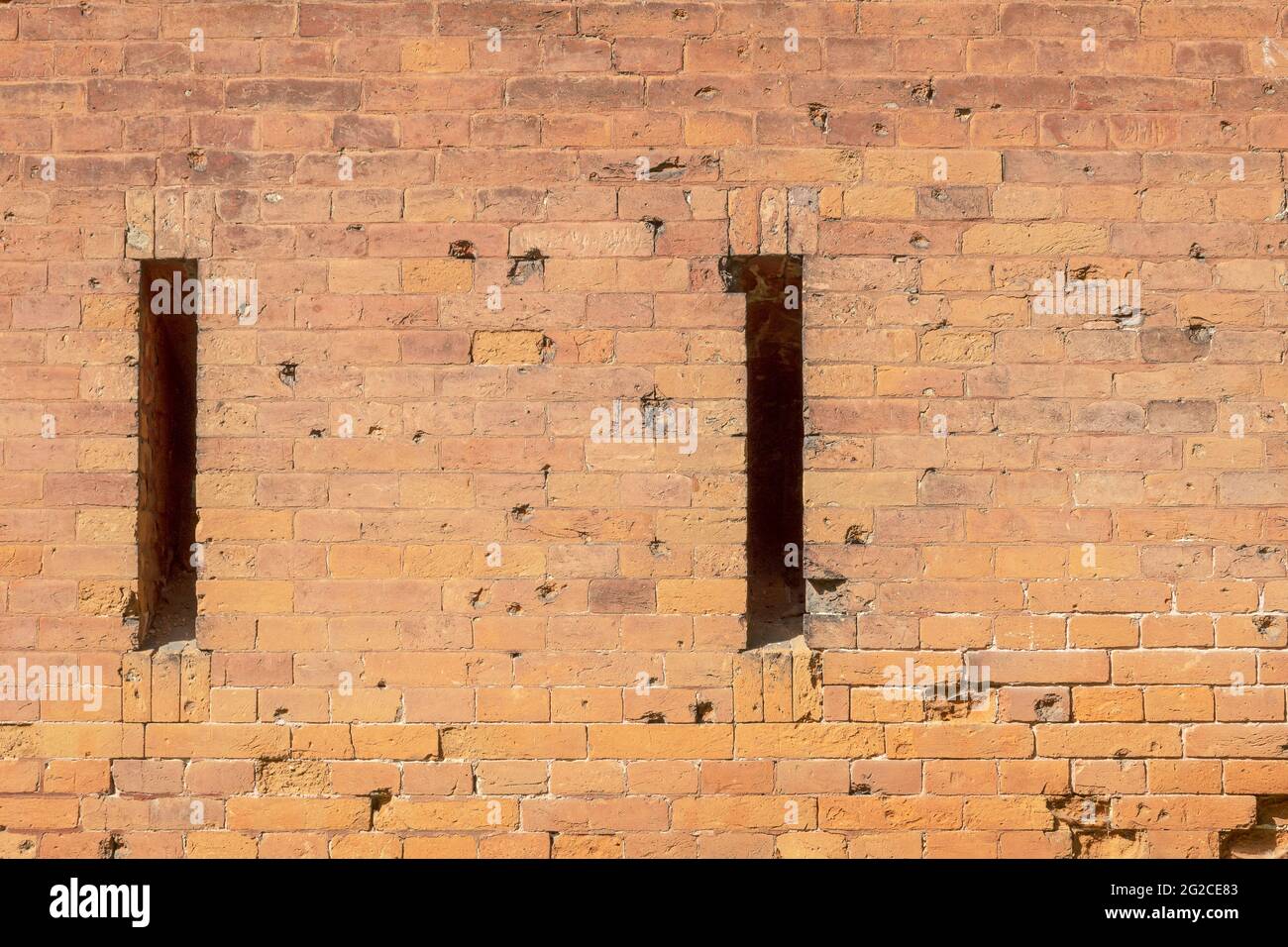 Brick Wall Loopholes Medieval Castle High Resolution Stock Photography ...
