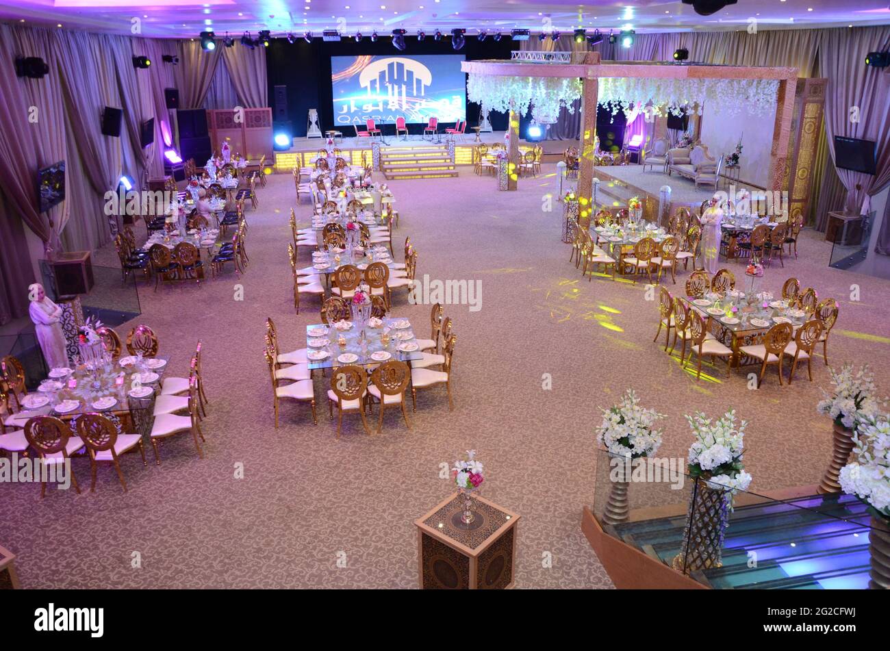 Moroccan wedding hall hi-res stock photography and images - Alamy