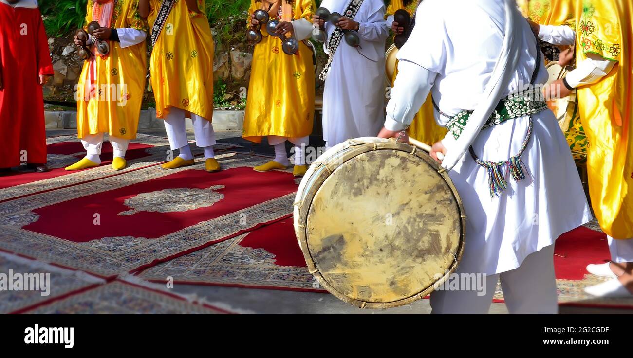 The music of Gnawa is a mix of African, Arab and Berber music and dance ...