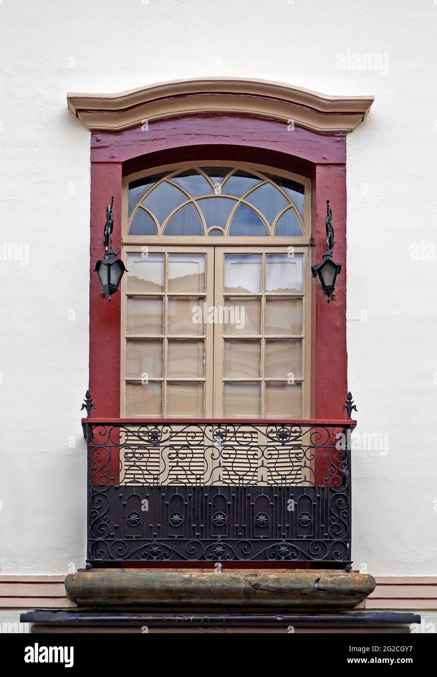 Typical colonial house with balcony hi-res stock photography and images ...