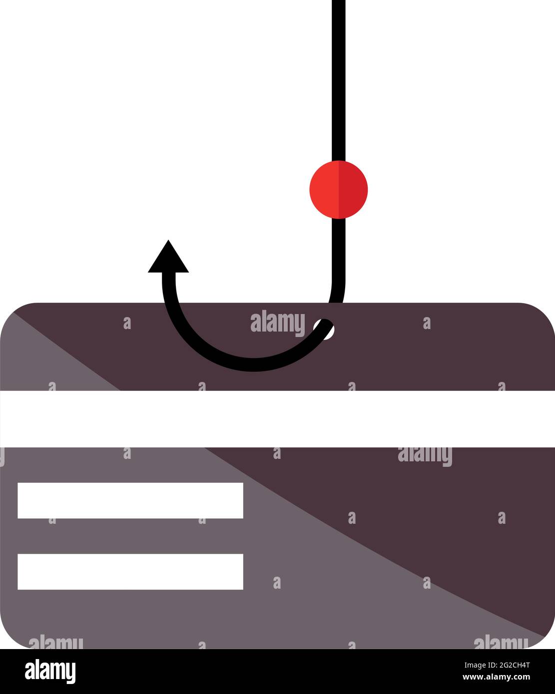 Bank card cyber fraud Stock Vector Images - Alamy