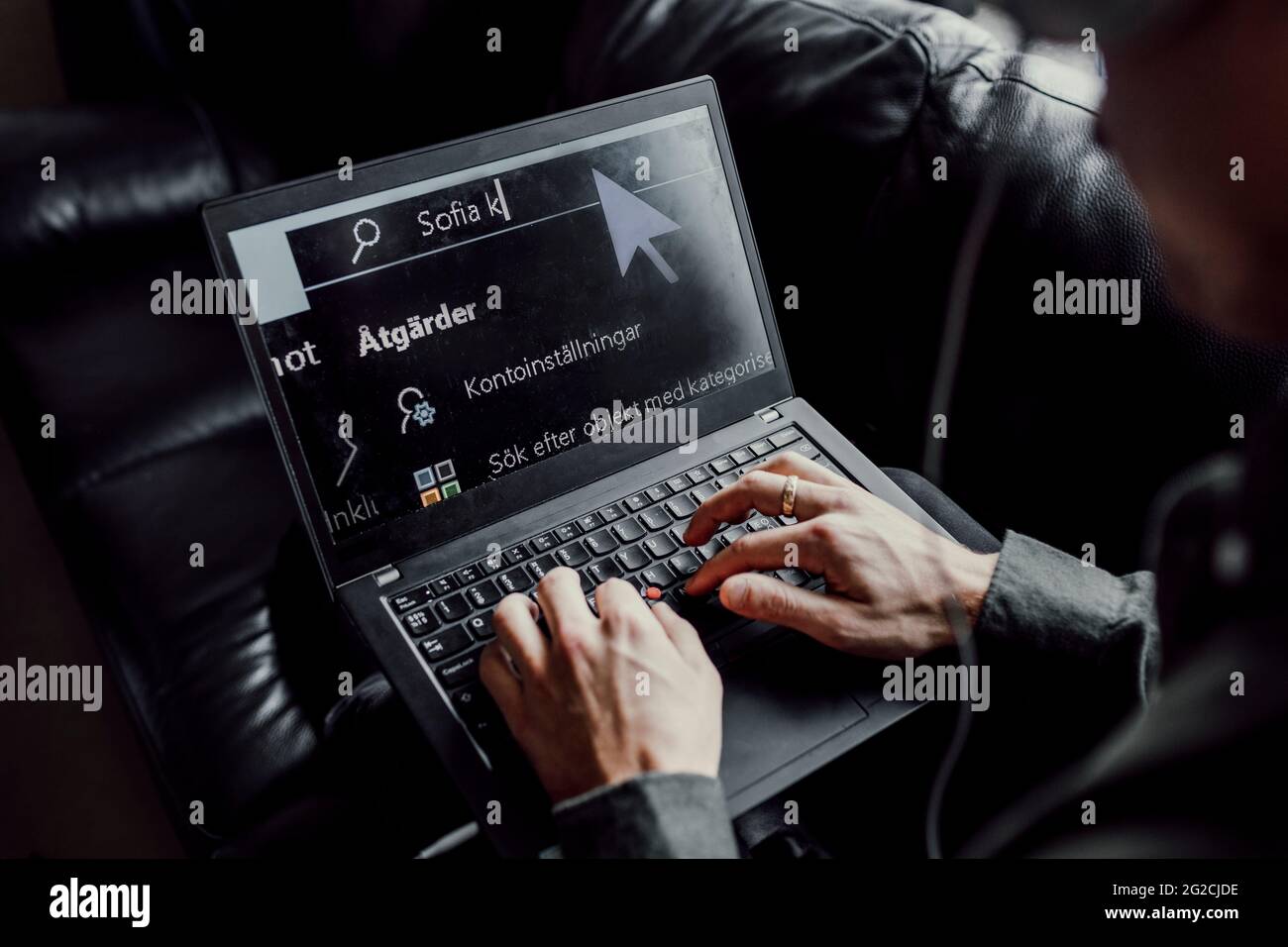 Blind People Working Computer High Resolution Stock Photography and ...