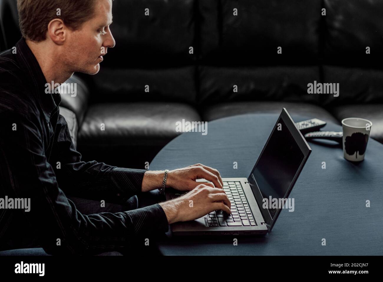 Laptop user hi-res stock photography and images - Alamy