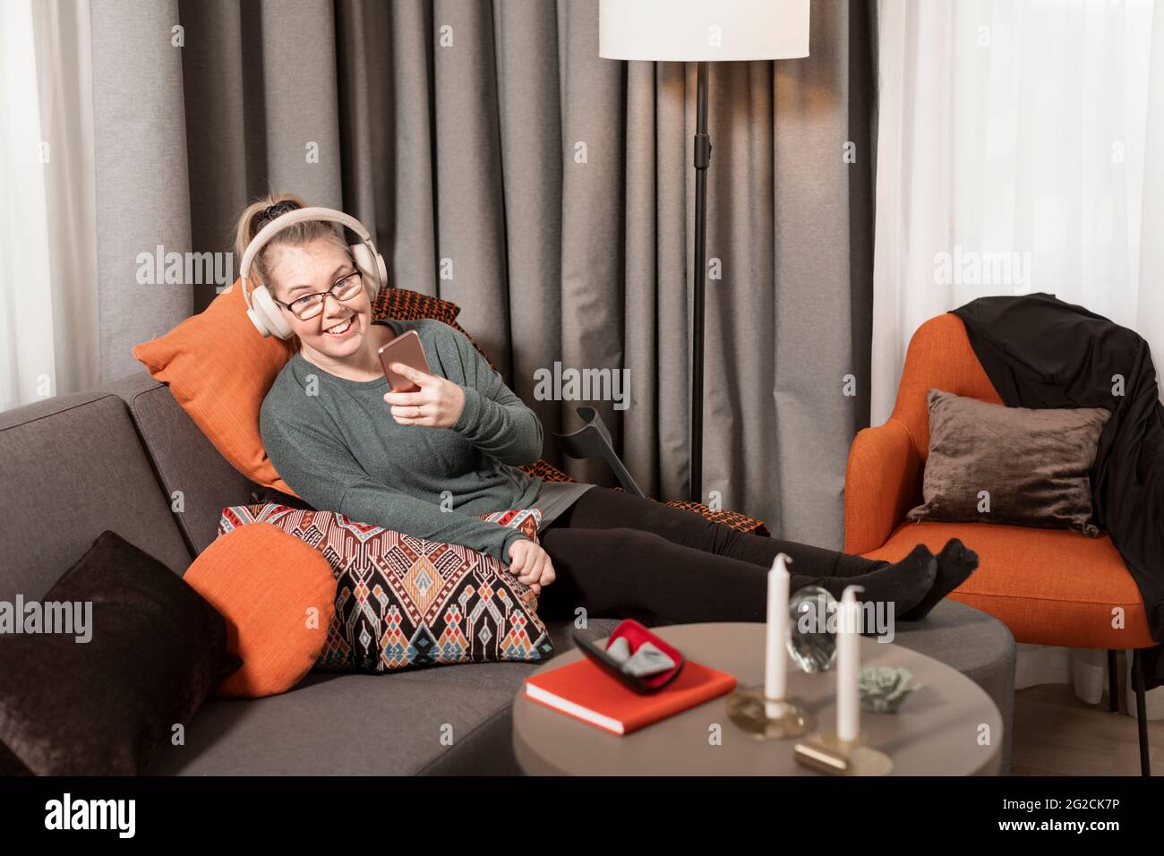 Woman photographing house on hi-res stock photography and images - Alamy