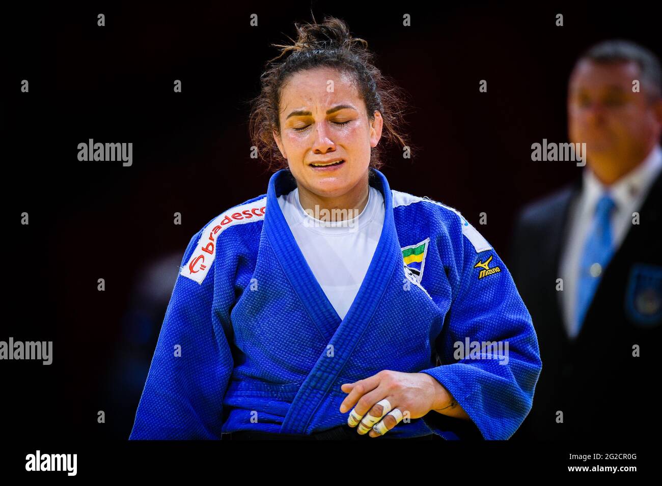 Judo: WK Judo: Boedapest BUDAPEST, HUNGARY - JUNE 10: Maria Portela of ...