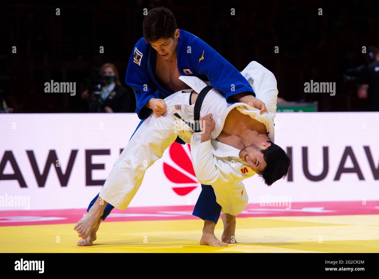 Judo: WK Judo: Boedapest BUDAPEST, HUNGARY - JUNE 10: Davlat Bobonov of ...
