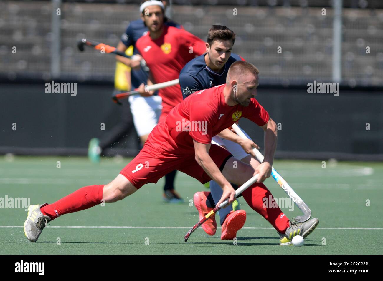 AMSTELVEEN, NETHERLANDS - JUNE 10: Semen Matkovskiy of Russia, Benjamin ...