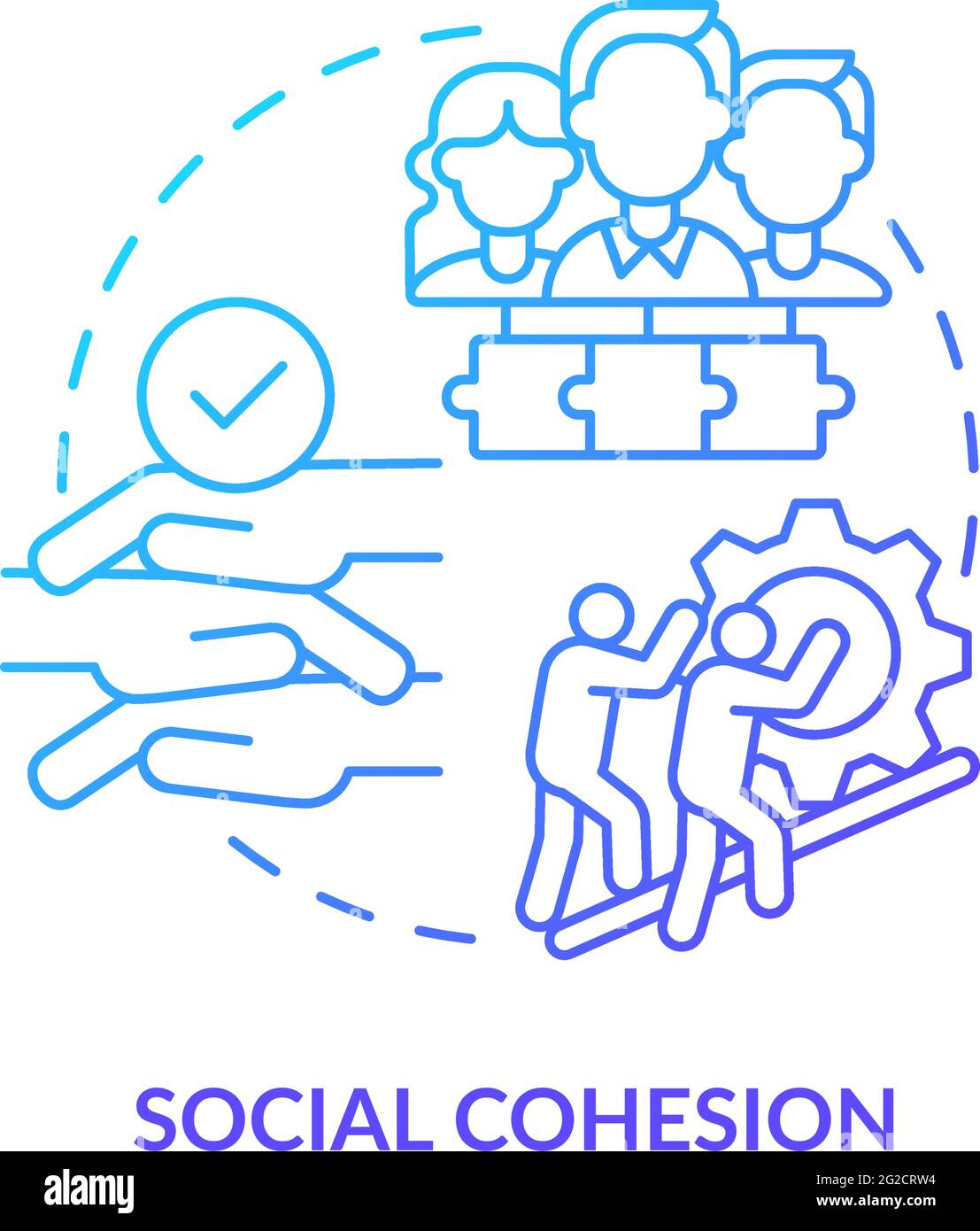 Local social circle Cut Out Stock Images & Pictures - Alamy