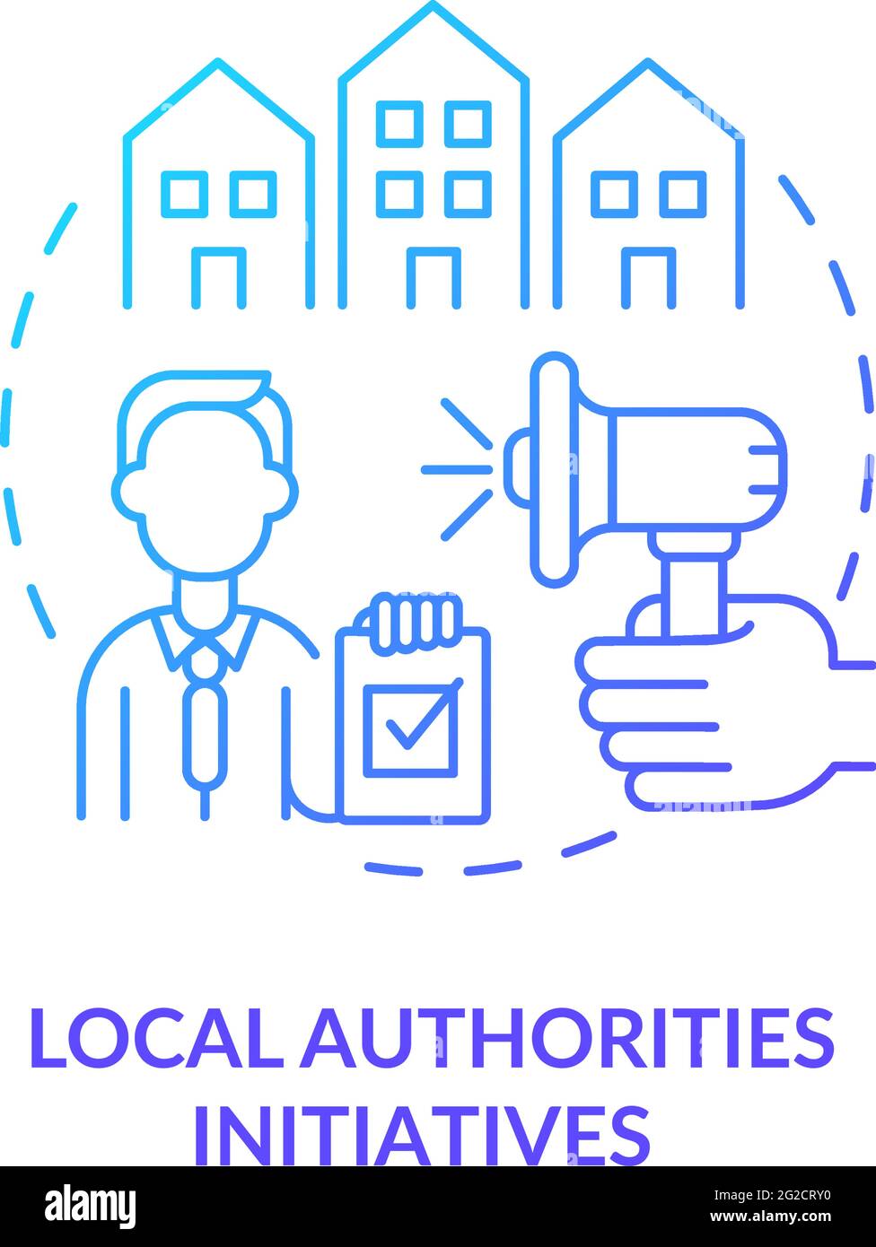Helping local authority Stock Vector Images - Alamy
