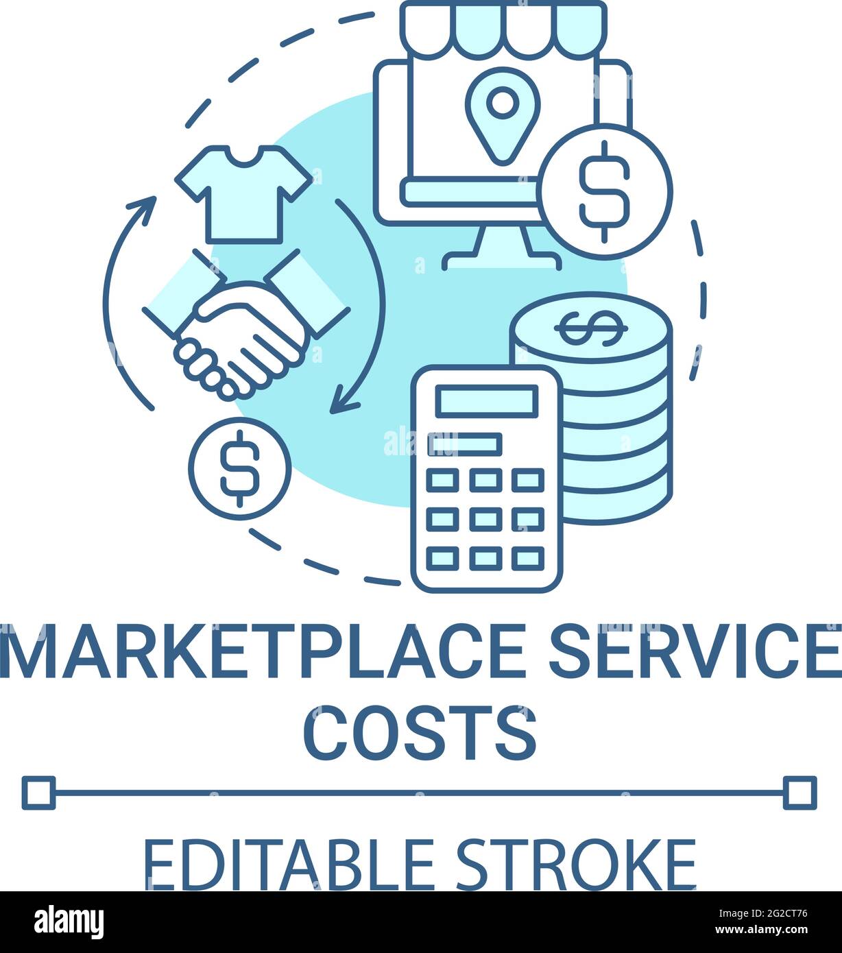 Service costs Stock Vector Images - Alamy