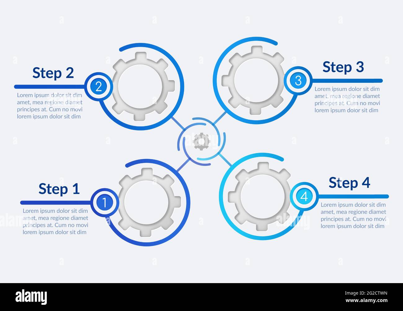 Improving efficiency vector infographic template Stock Vector Image ...