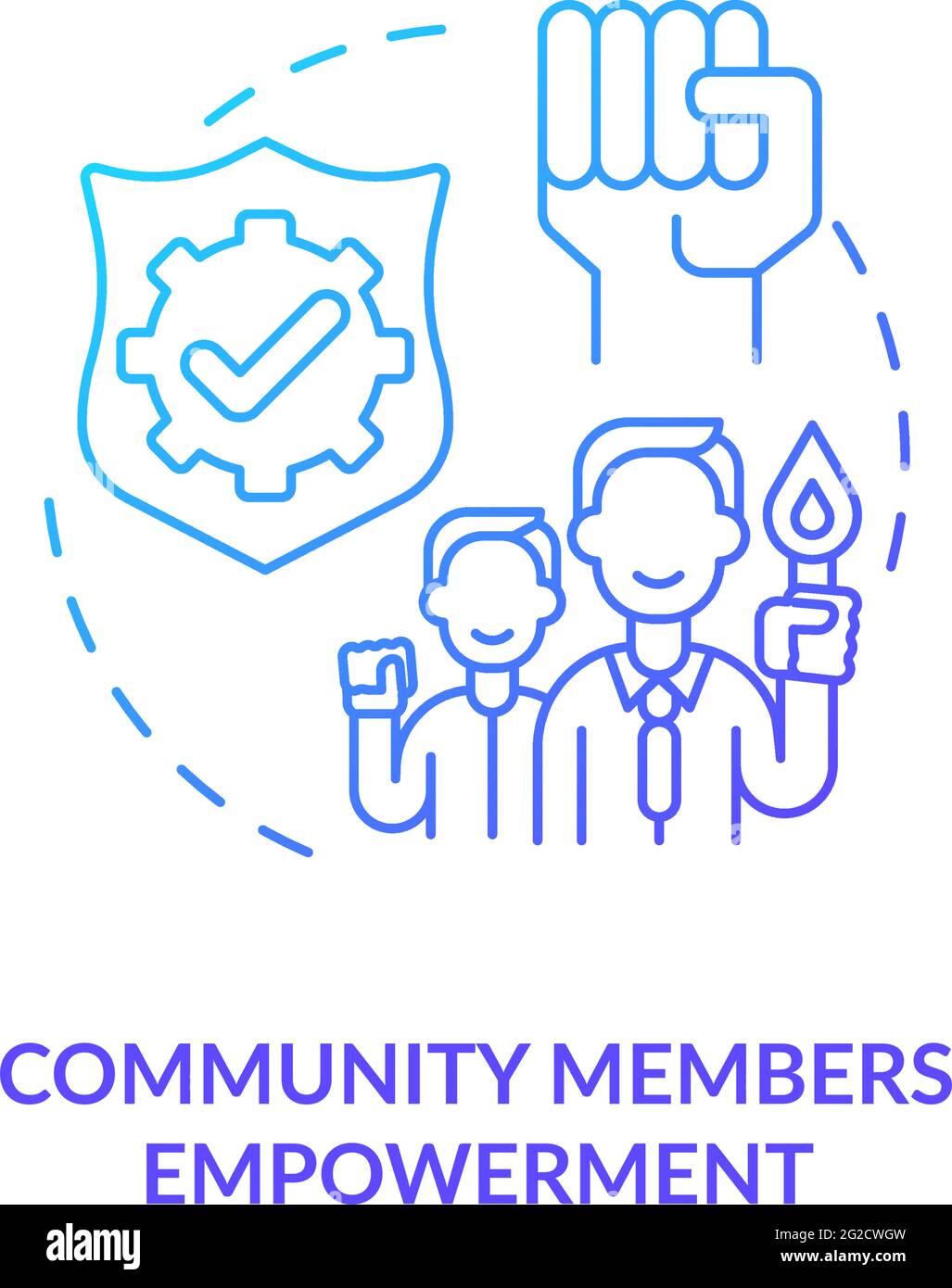 Leadership empowerment and development Stock Vector Images - Alamy