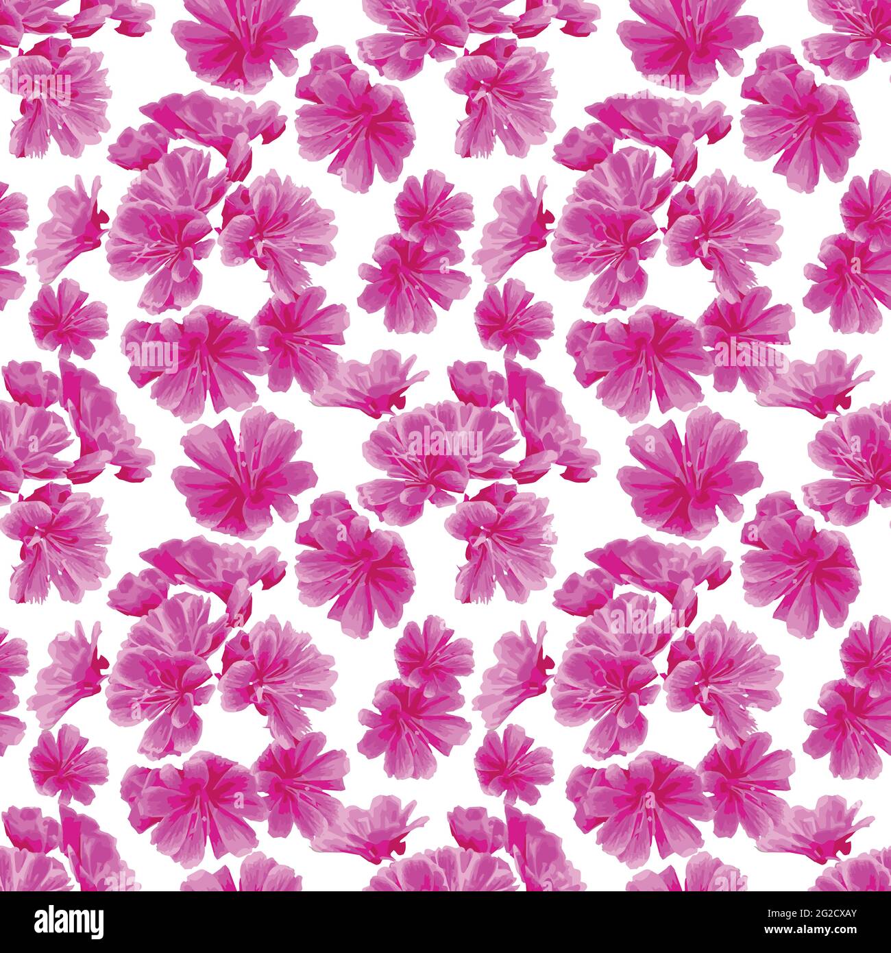 A blooming floral pattern in blooming botanical motifs is scattered ...