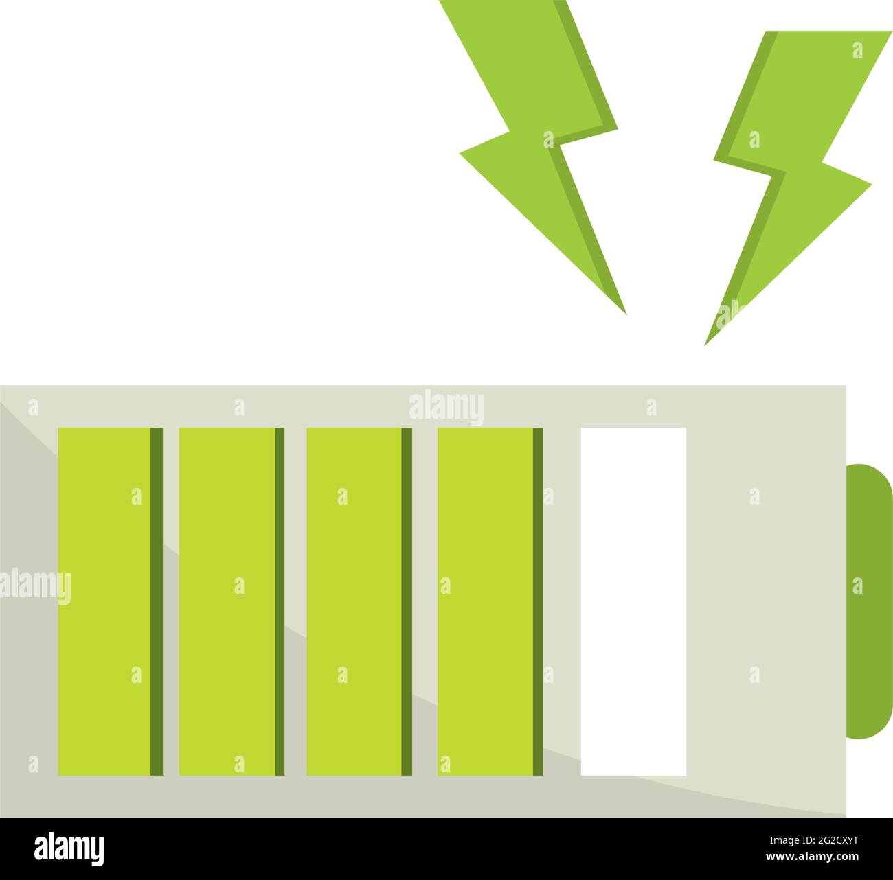 green battery energy Stock Vector Image & Art - Alamy