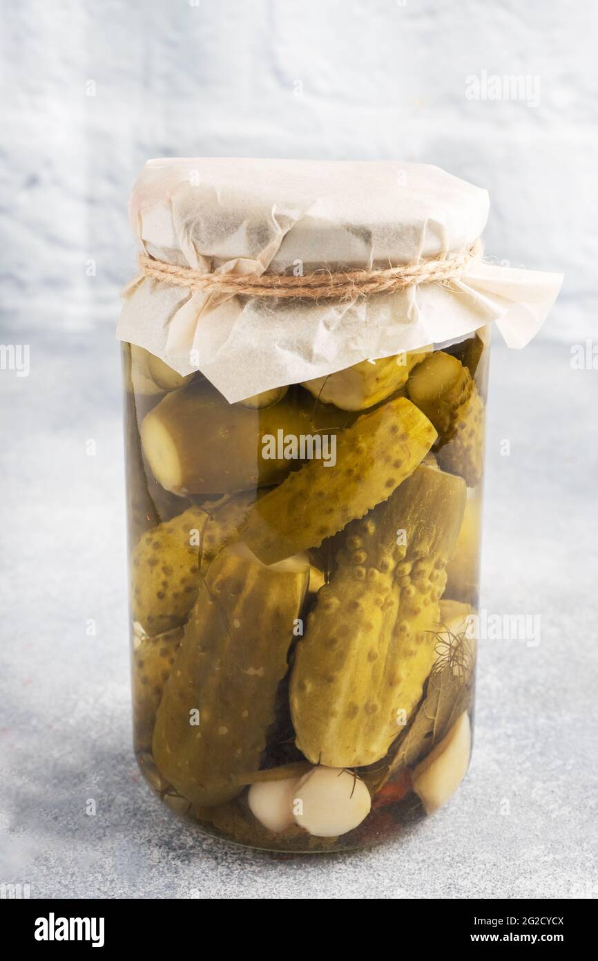 Preservation of vegetables in banks. Fermentation products. Harvesting ...