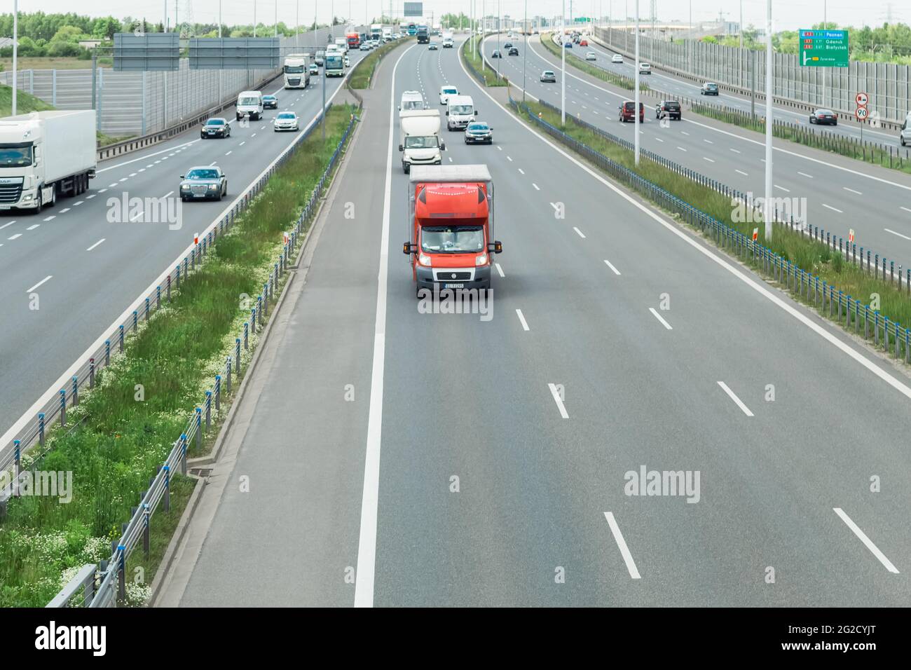 Traffic flow on highway during hi-res stock photography and images - Alamy