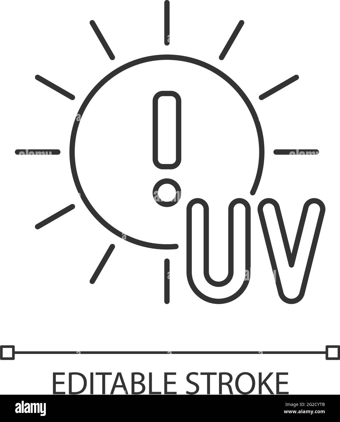 Linear drawing light rays Cut Out Stock Images & Pictures - Alamy