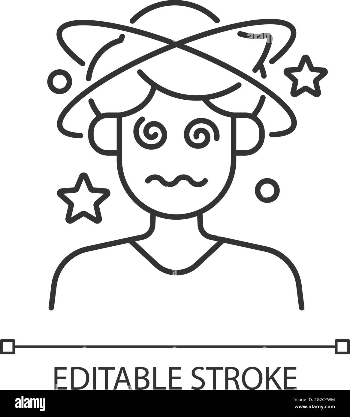 Dizziness sign Cut Out Stock Images & Pictures - Alamy