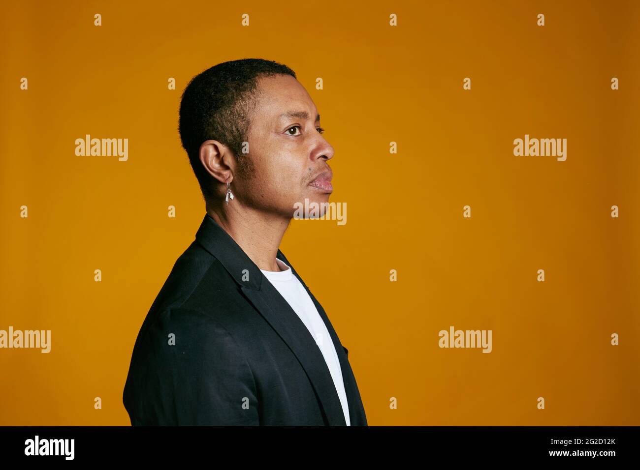 Jacket men side view hi-res stock photography and images - Alamy