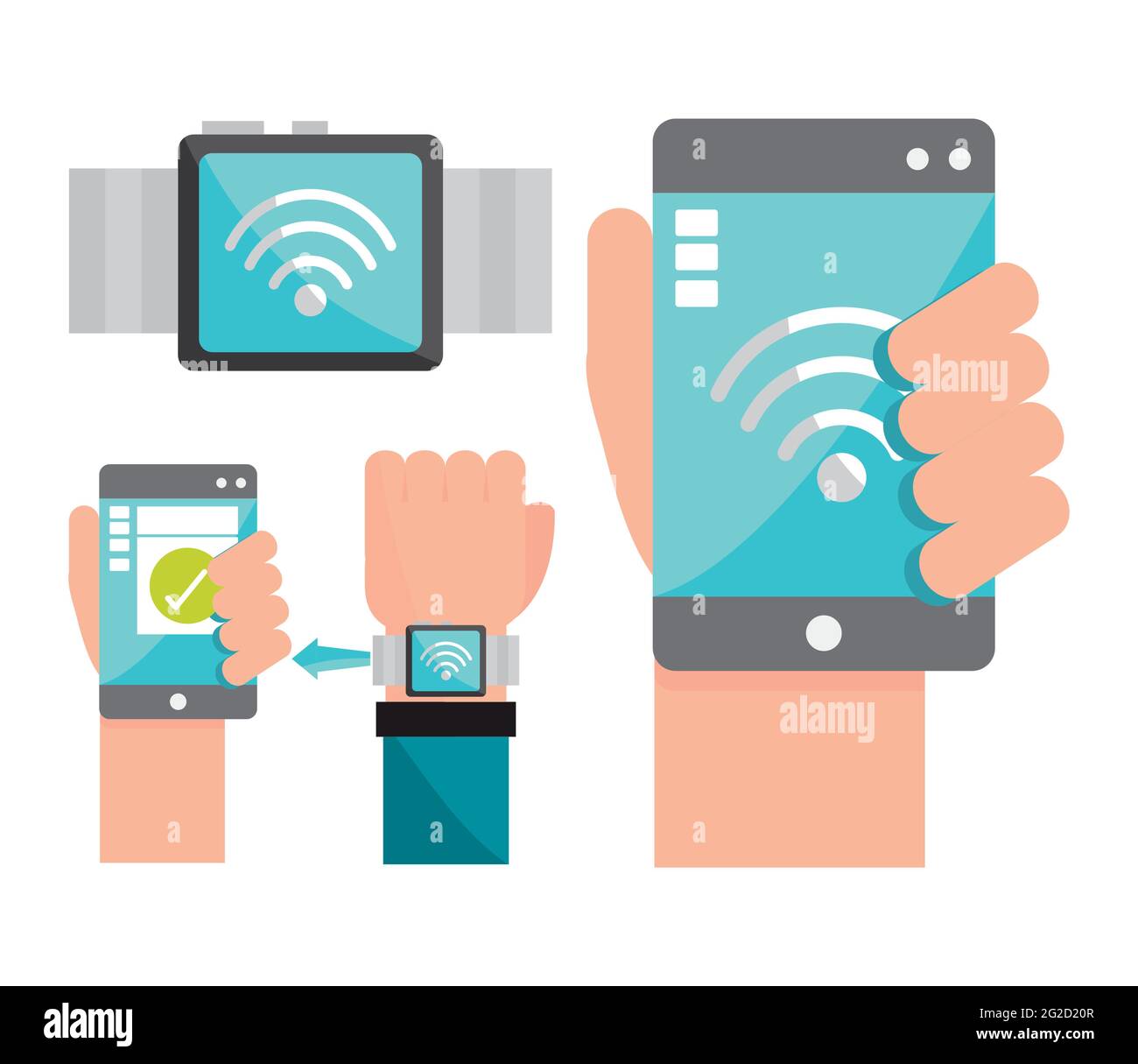 Smart watch nfc Cut Out Stock Images & Pictures - Alamy