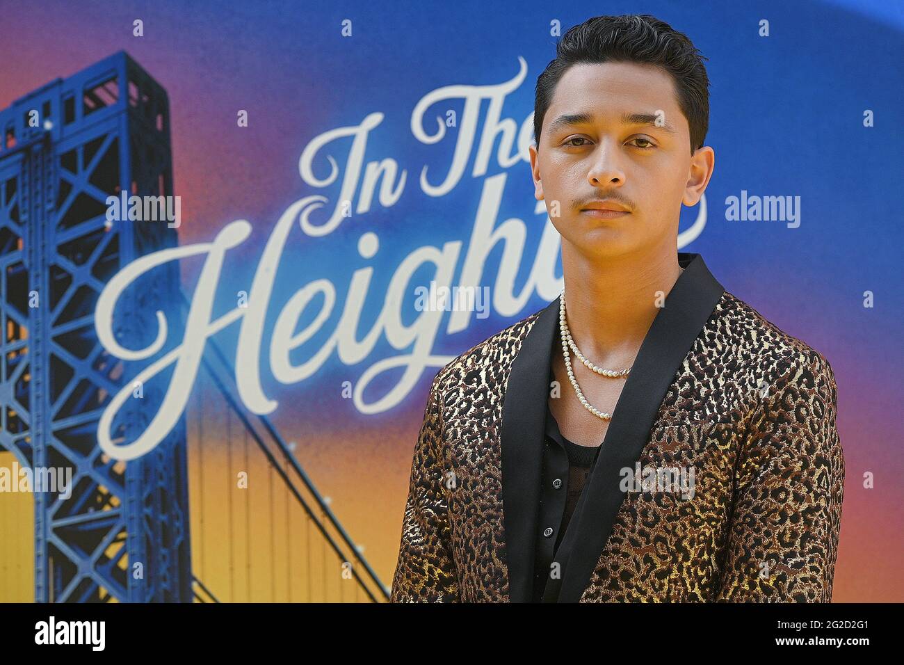 New York, USA. 09th June, 2021. Gregory Diaz IV attends the opening ...