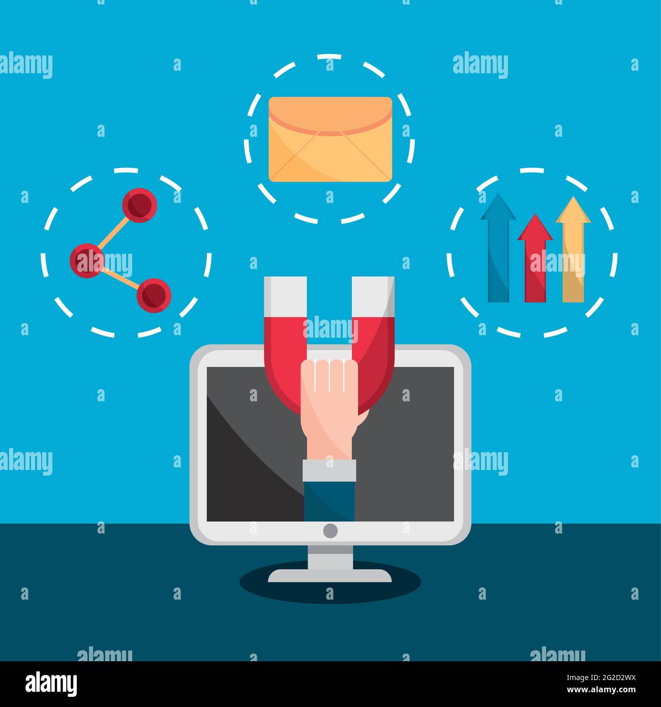 inbound marketing digital Stock Vector Image & Art - Alamy