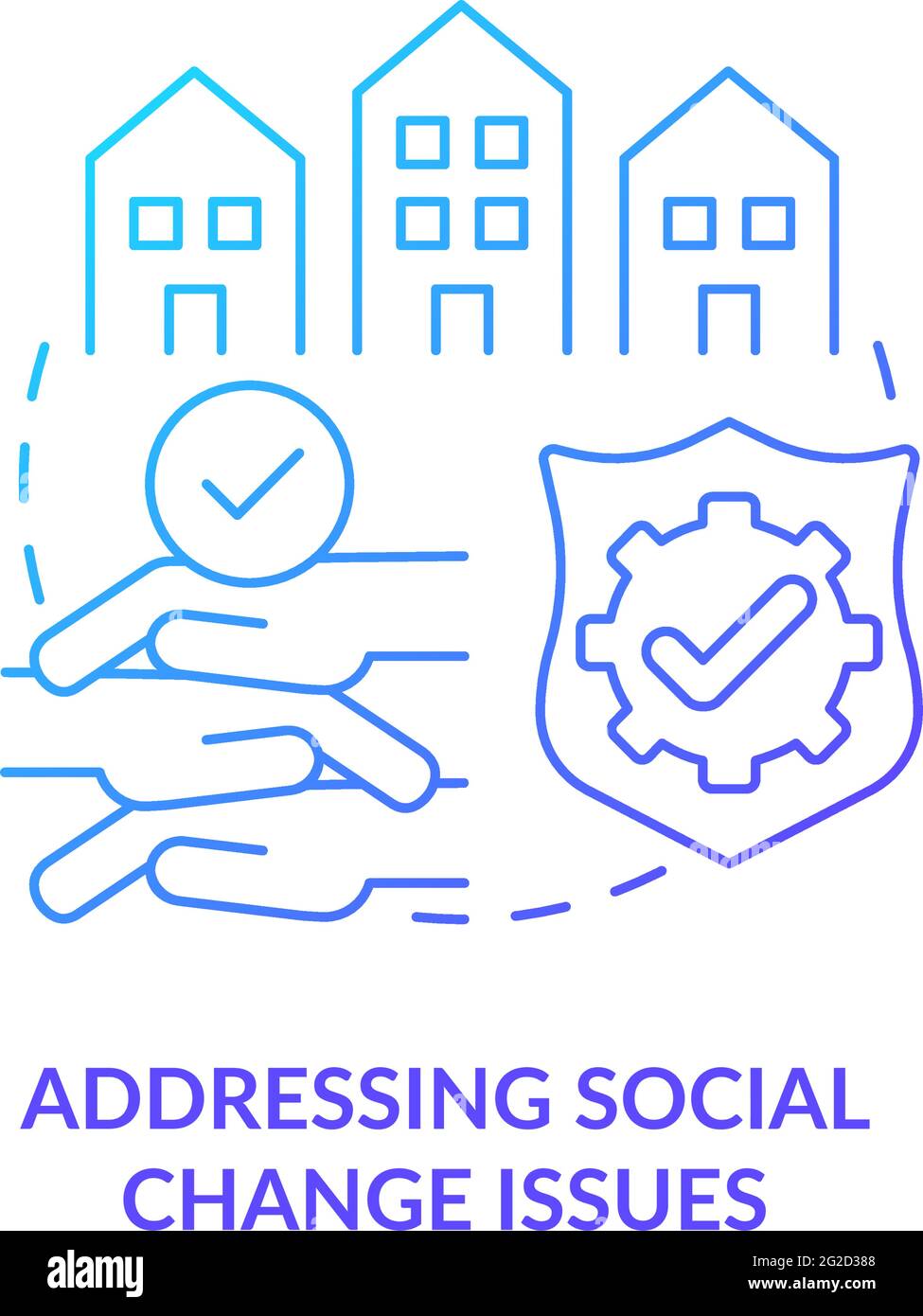 Addressing social change issues concept icon Stock Vector Image & Art ...