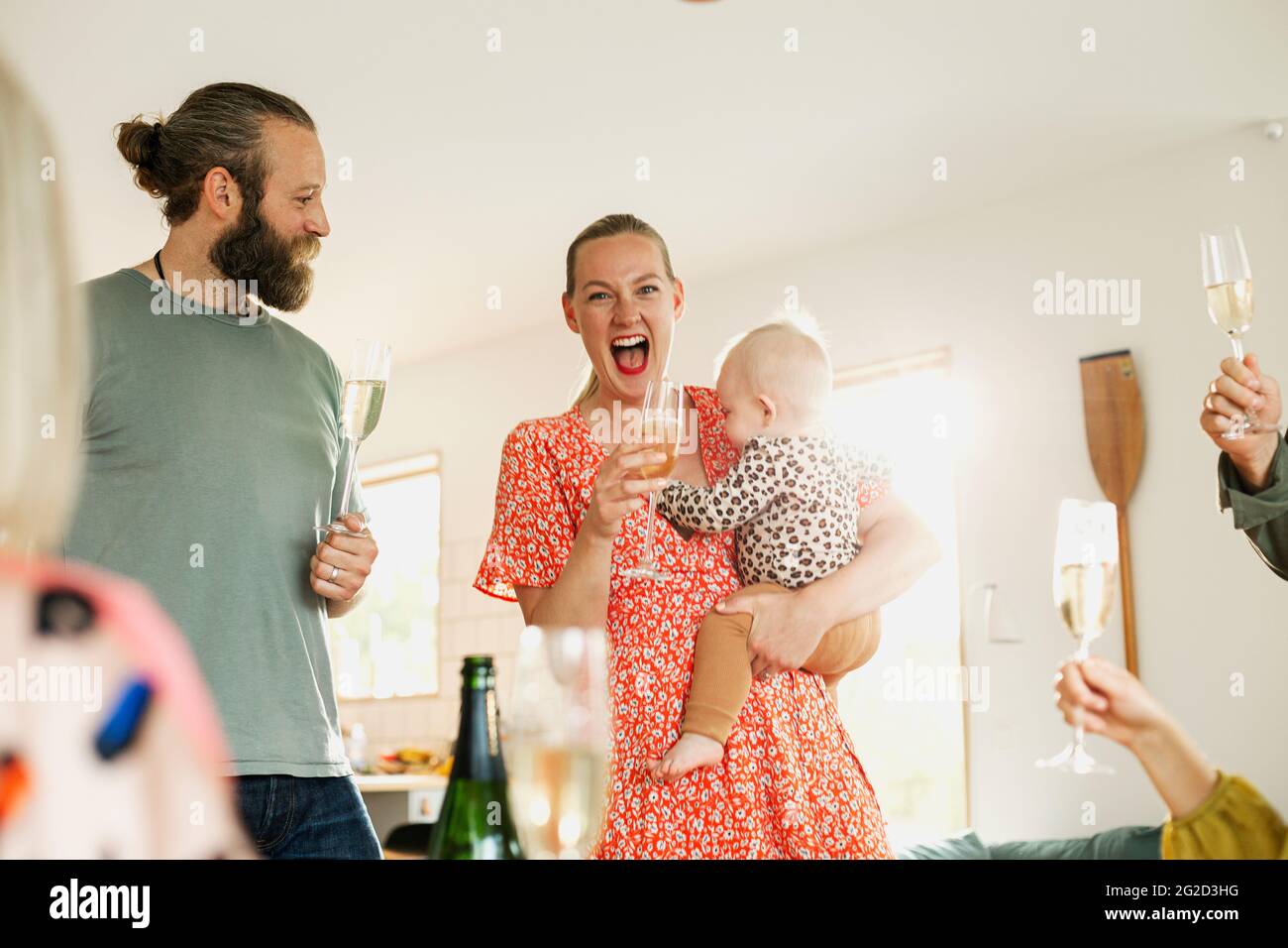 Group of friends spending time together Stock Photo - Alamy