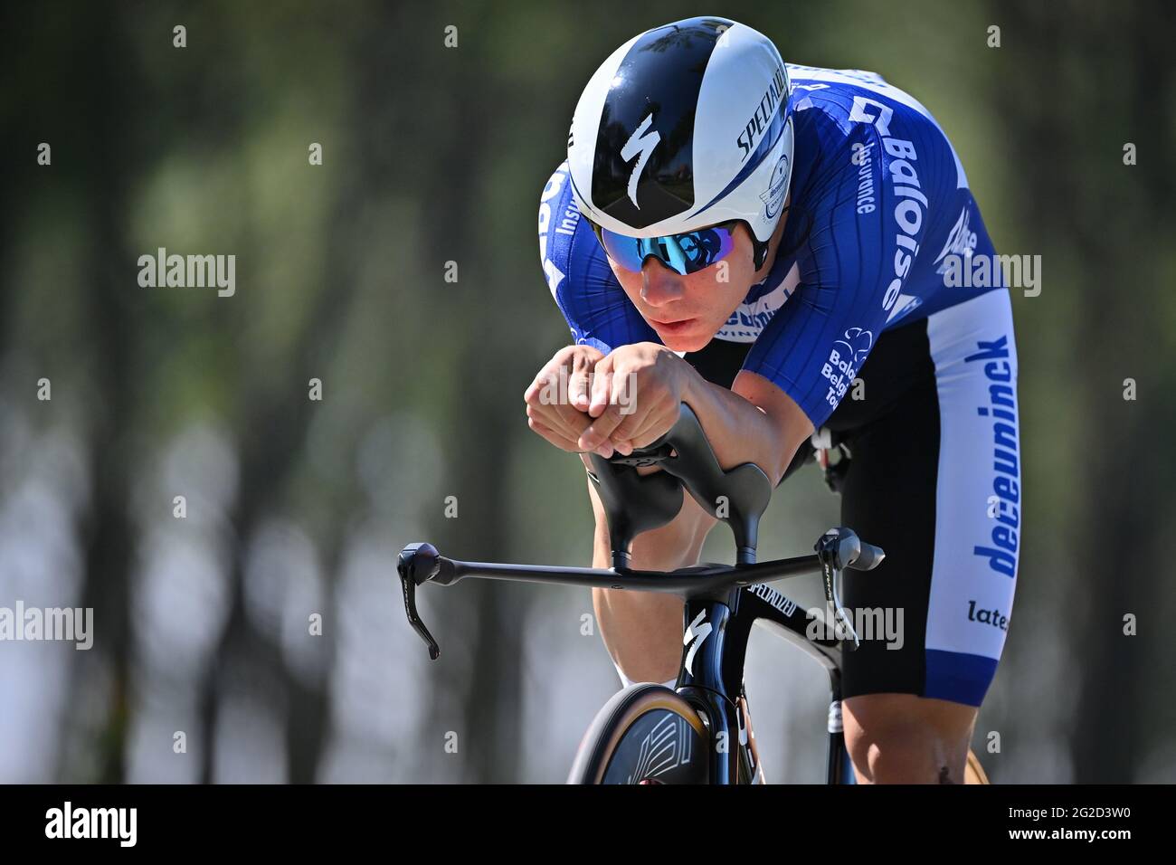 Belgian Remco Evenepoel of Deceuninck - Quick-Step pictured in action ...
