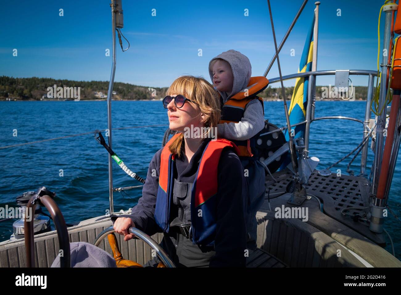 Sunny day mother boat hi-res stock photography and images - Alamy
