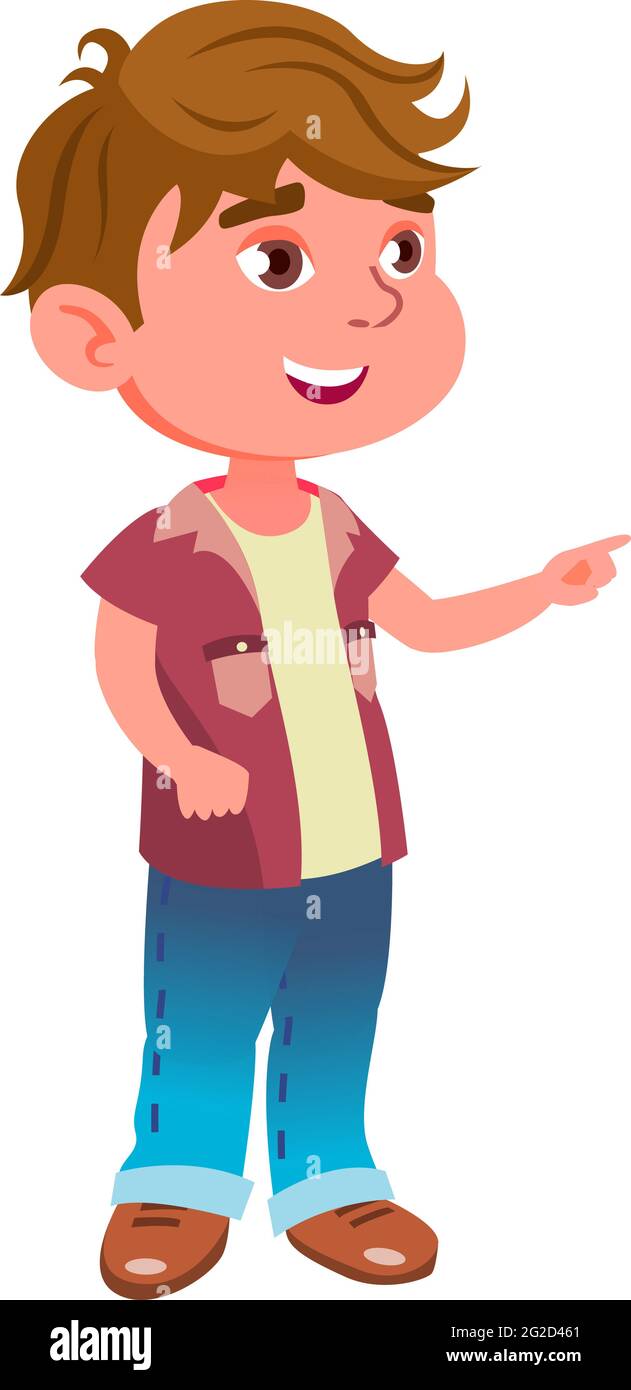 little boy mocking his friend in class cartoon vector Stock Vector ...