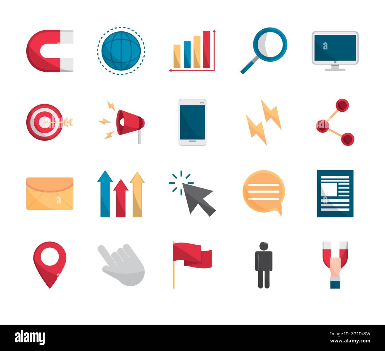 set of inbound marketing Stock Vector Image & Art - Alamy