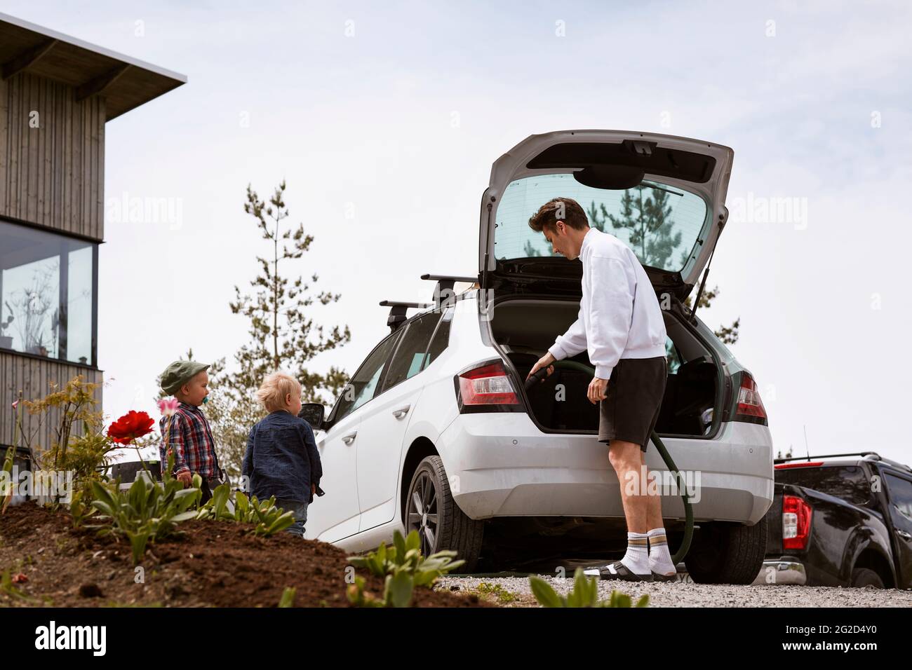 Wooden car boot hi-res stock photography and images - Alamy