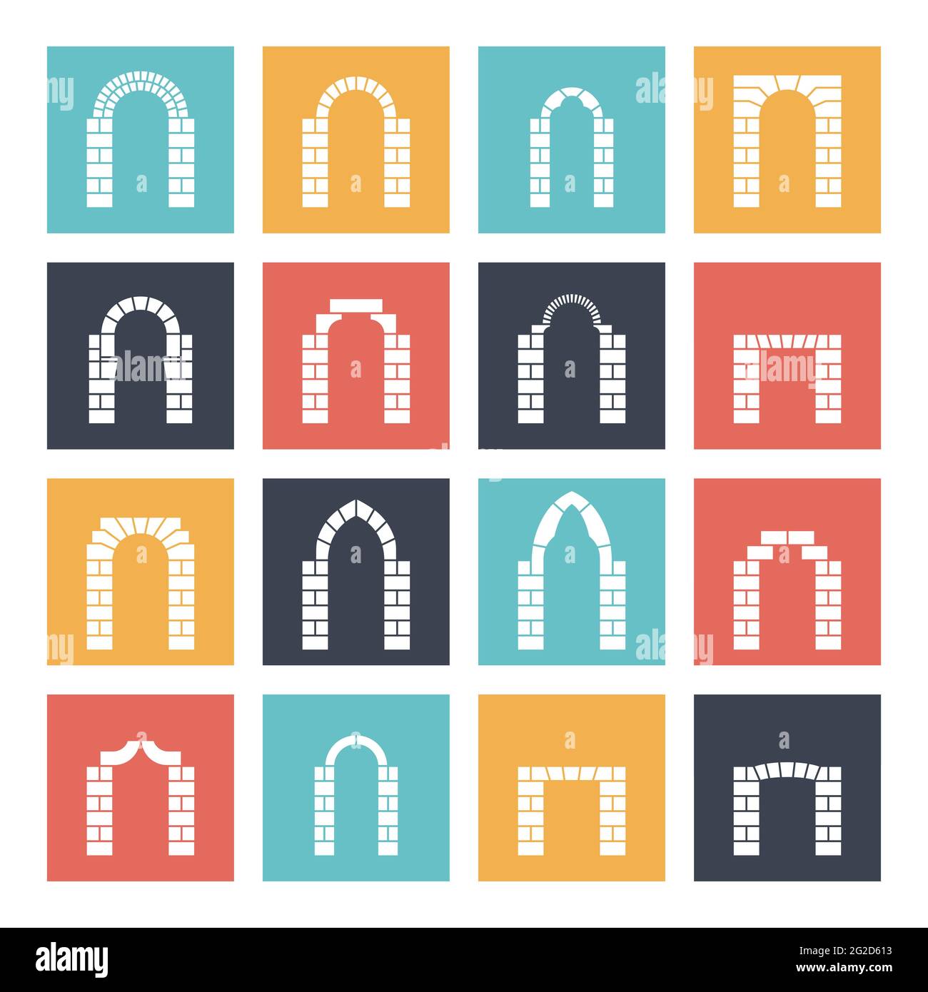 Building Archway Silhouette Stock Vector Images - Alamy