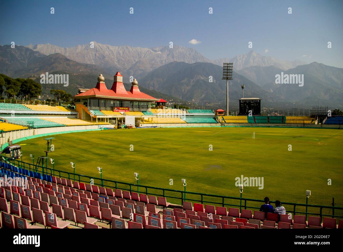 HPCA cricket stadium, Dharamshala India Stock Photo - Alamy