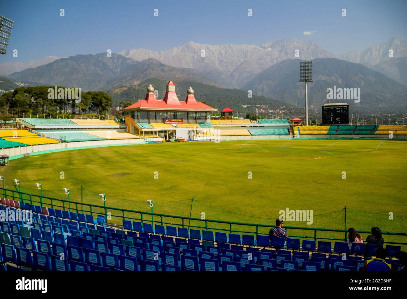 HPCA cricket stadium, Dharamshala India Stock Photo - Alamy