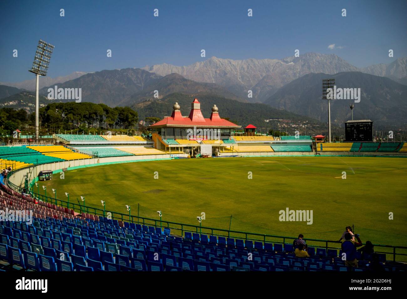 HPCA cricket stadium, Dharamshala India Stock Photo - Alamy