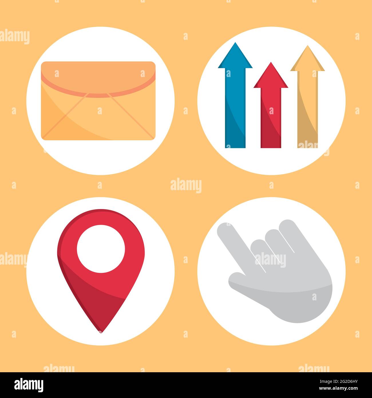 inbound marketing set Stock Vector Image & Art - Alamy