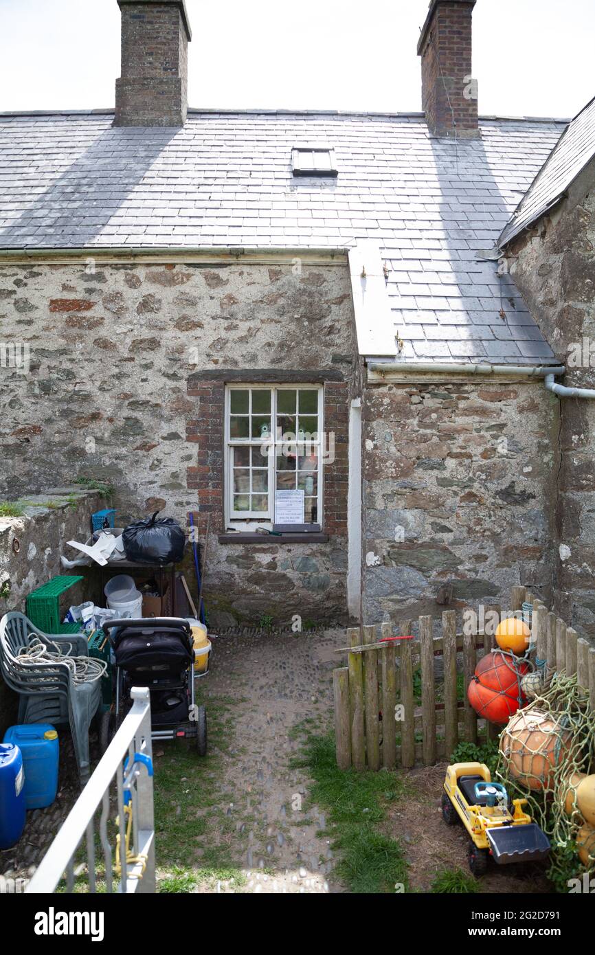 Fferm Ty Pellaf Farmhouse on Ynys Enlli / Bardsey Island which also ...