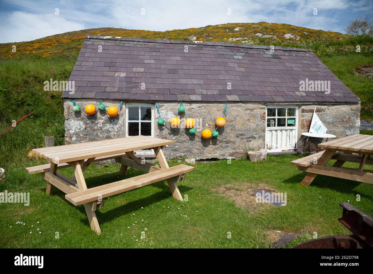 Caffi Ynys Enlli / Bardsey Island Cafe at Fferm Ty Pellaf Farm - built ...