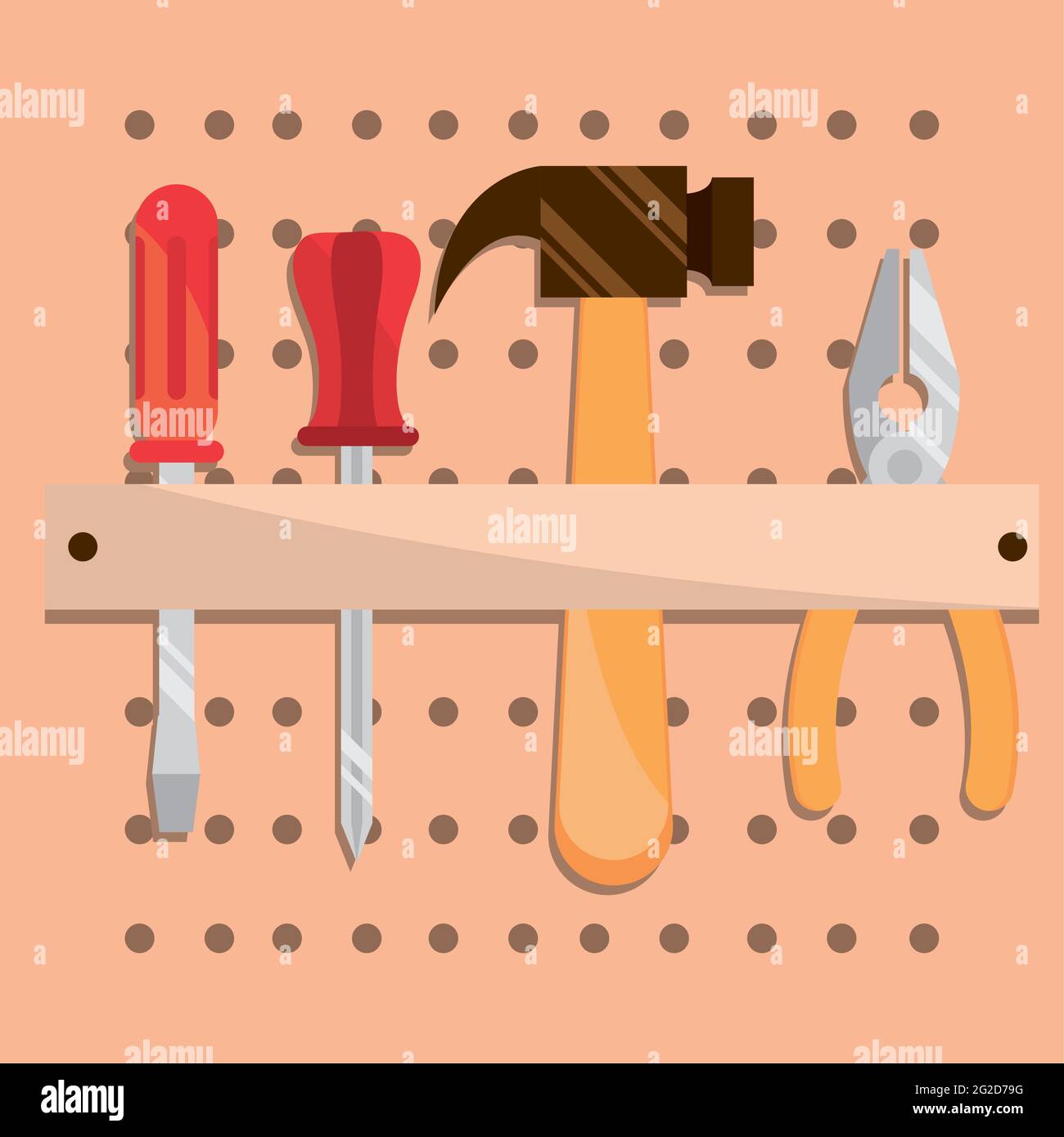 tools in the rack Stock Vector Image & Art - Alamy