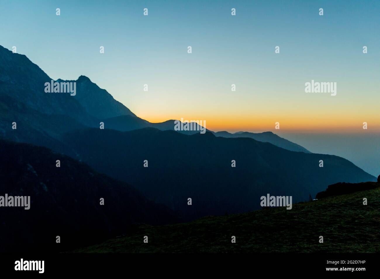 Triund top near Dharamshala, Himachal Stock Photo - Alamy
