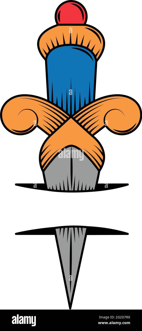 dagger tattoo old school Stock Vector Image & Art - Alamy