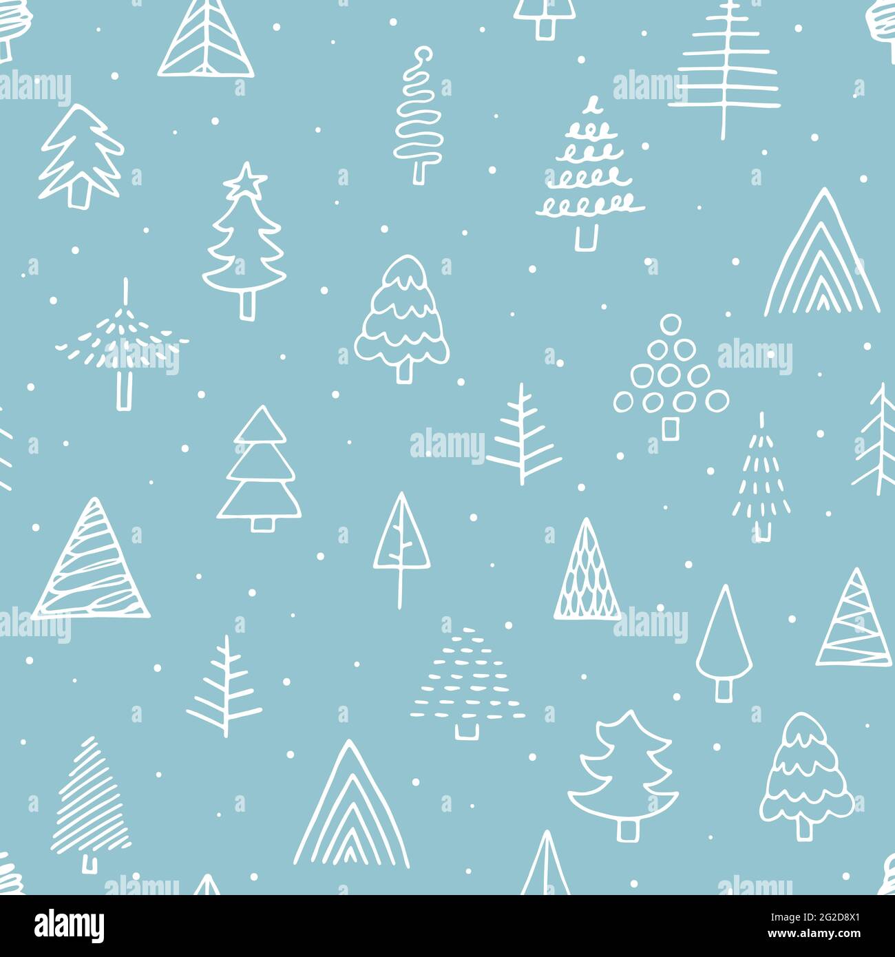 Background with fir trees Stock Vector Images - Alamy