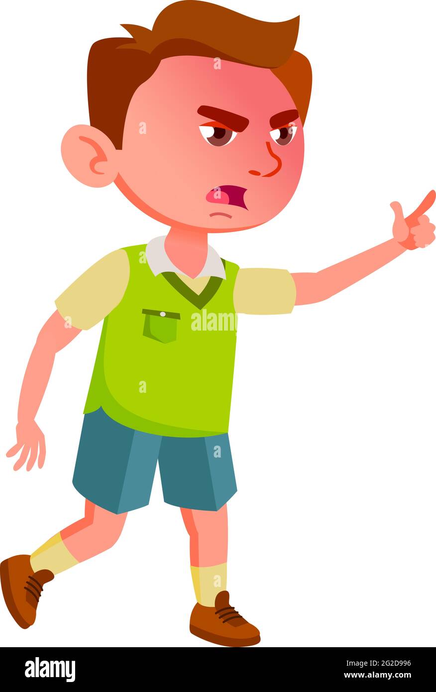 angry boy running after dog in park cartoon vector Stock Vector Image ...