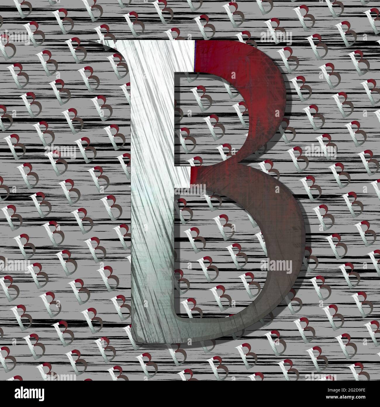 Celtic lettering b hi-res stock photography and images - Alamy